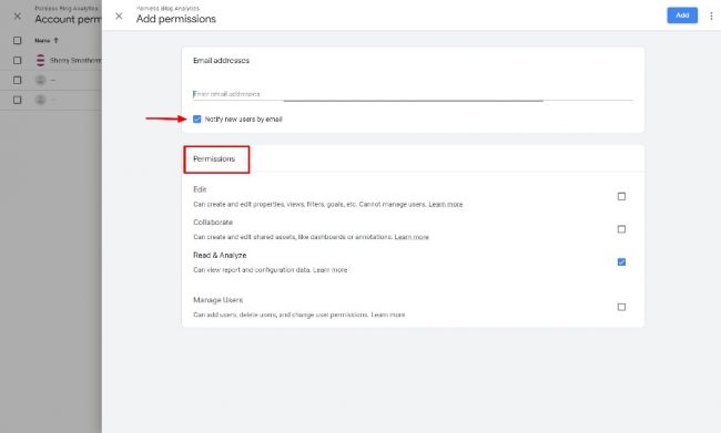 How to Add a User to Google Analytics - Painless Blog Analytics